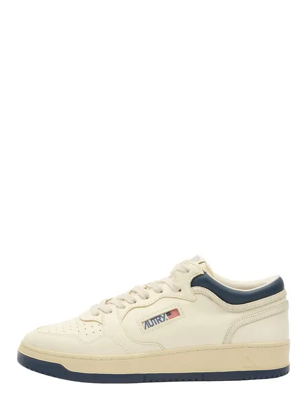 AUTRY Med-way Mid Leather Sneaker - Enblue/marsh
