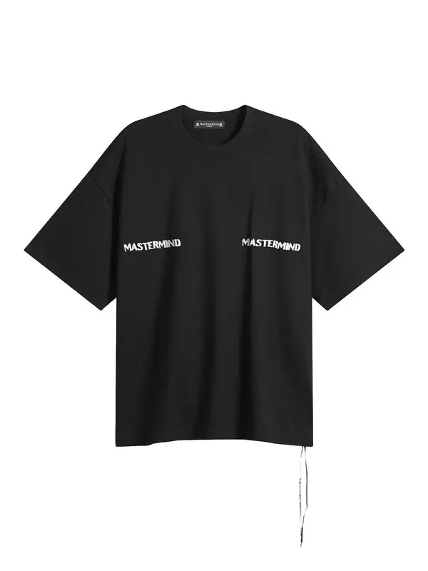 MASTERMIND WORLD Stamped Short Sleeve T-shirt - Black