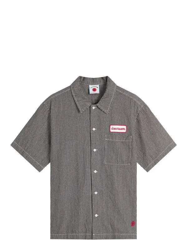 ICECREAM End. X Popsicle Hickory Denim Shirt - Grey