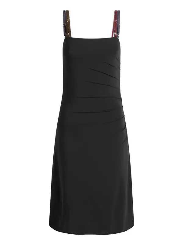 FRUITY BOOTY Jersey Midi Dress - Black
