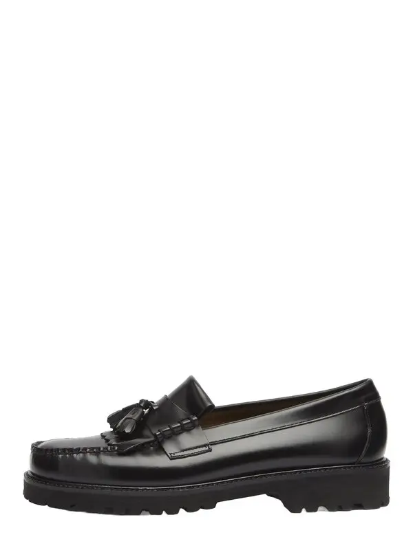 G.H. BASS & CO. Layton Ii 90s Kiltie Loafer - Black Leather
