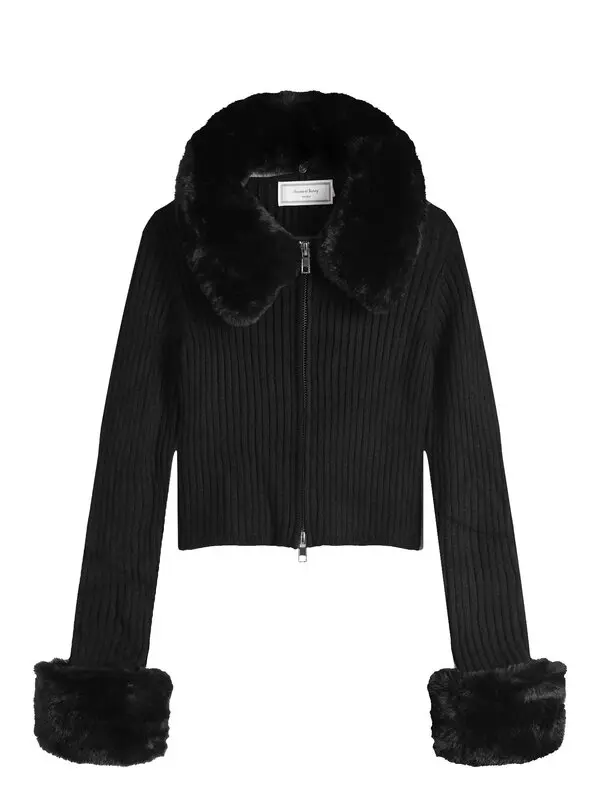 HOUSE OF SUNNY Peggy Cardigan - Sable