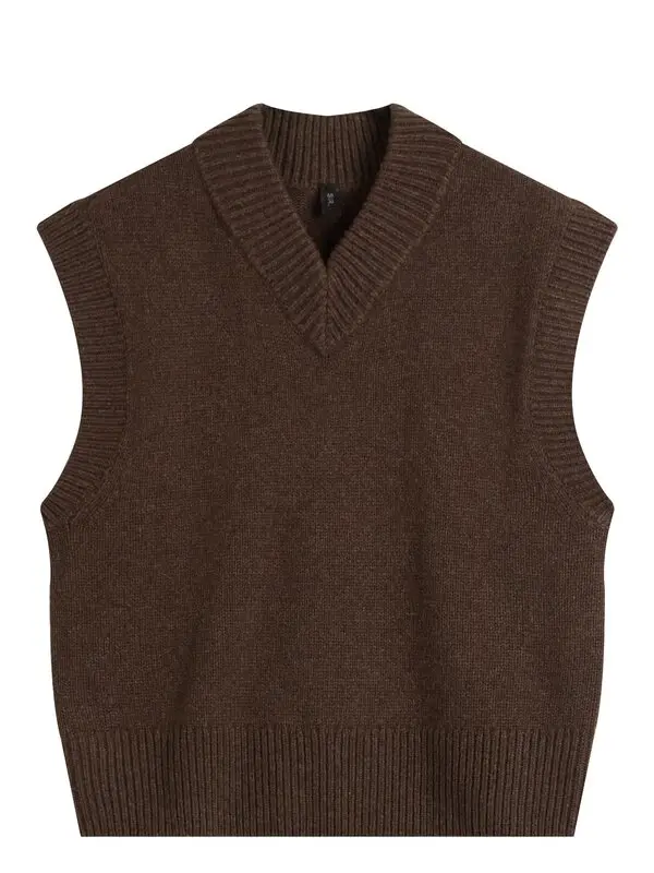 SIR. Teatro Knit Vest - Coffee