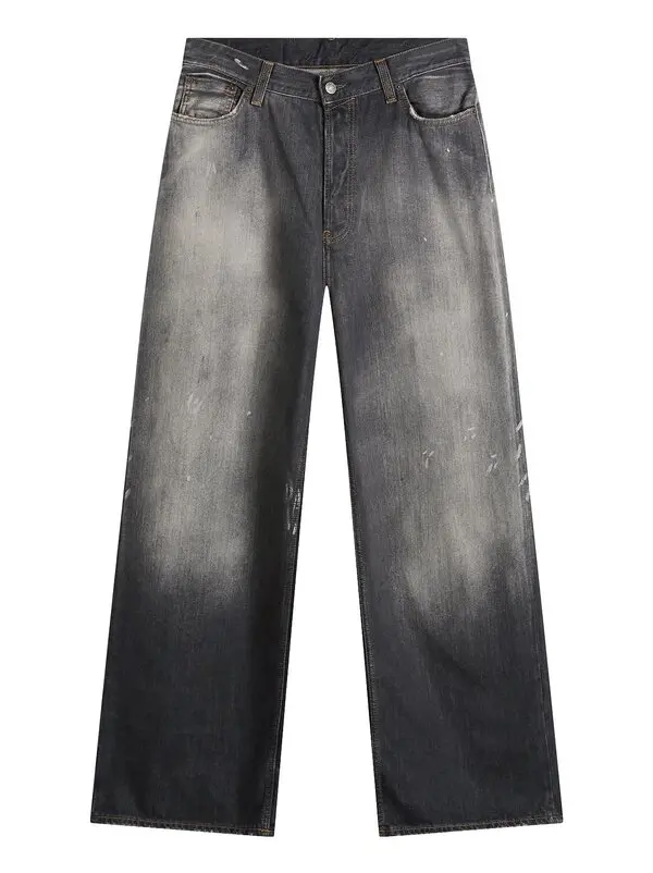 Acne Studios 2023 Trafalgar Wide Leg Jeans - Black
