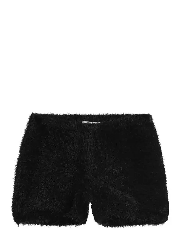 PEACHY DEN The Chloe Micro Shorts - Onyx