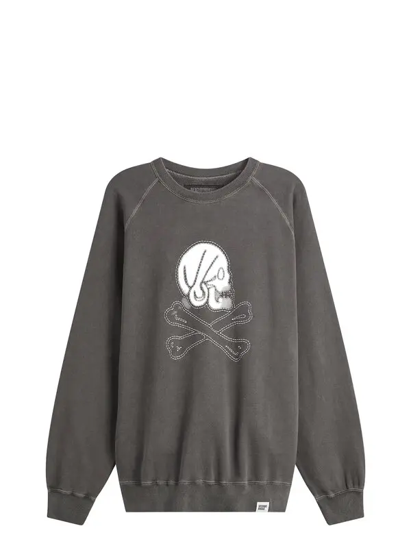 NEIGHBORHOOD Pigment Dyed Sweat Shirt - Black