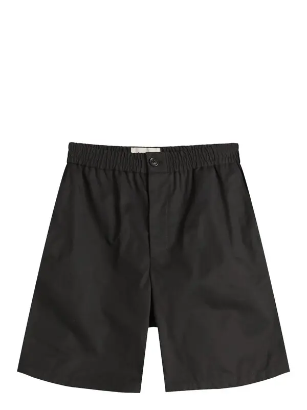 AMI Paris Elasticated Waist Shorts - Noir