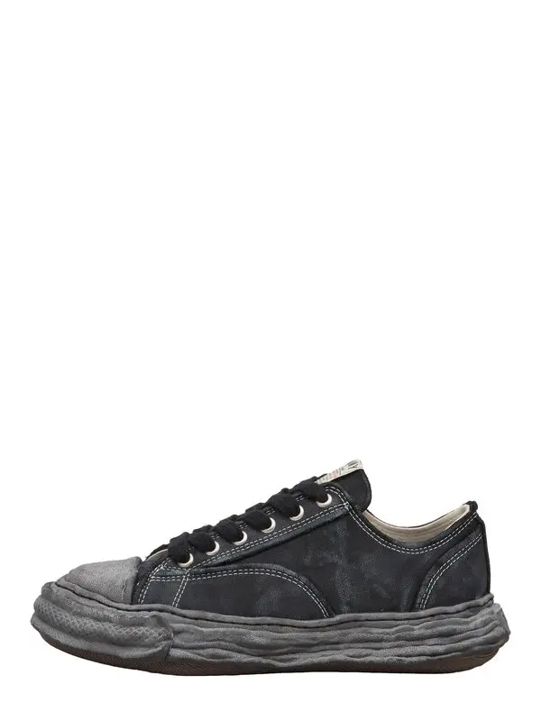 Mihara Yasuhiro Peterson 23 Embroidery Vintage Low - Blk/blk