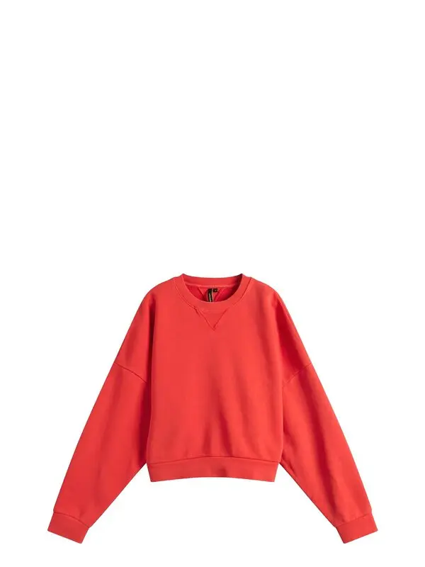 ENTIRE STUDIOS Box Crewneck Sweater - Cherry