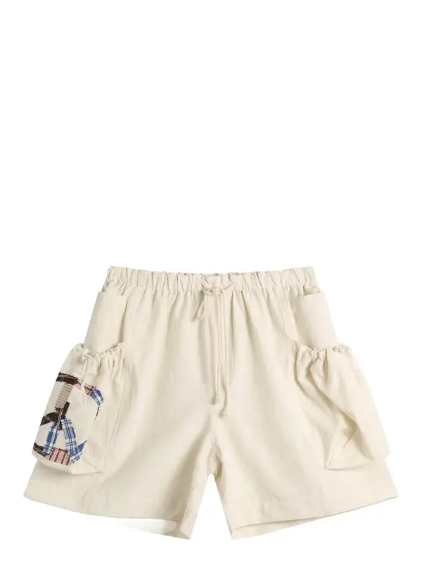 STORY MFG. Salt Shorts - Peace Patchwork