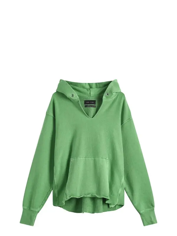 LES TIEN Heavyweight Crew - Washed Basil