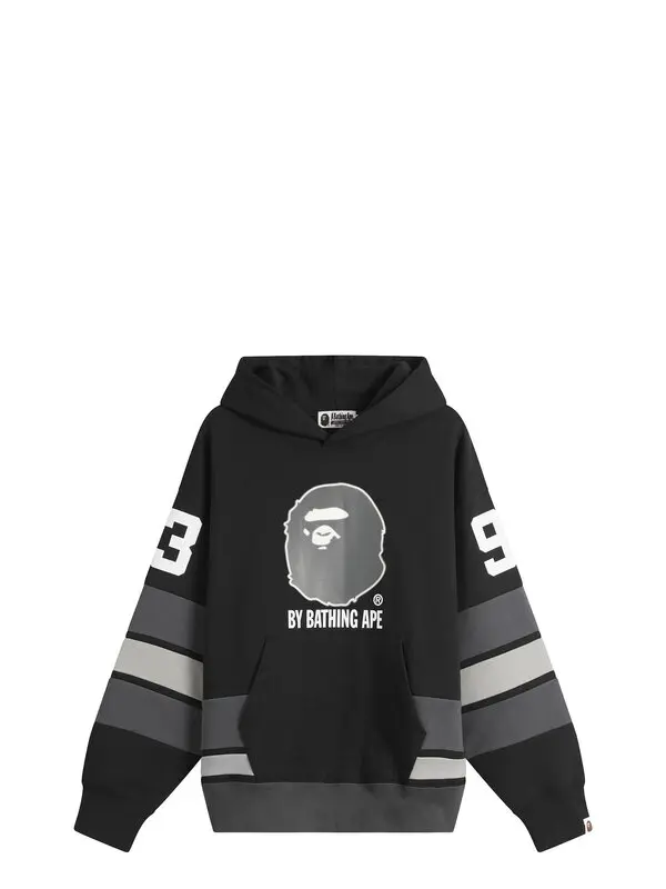 A BATHING APE Football Hoodie - Black