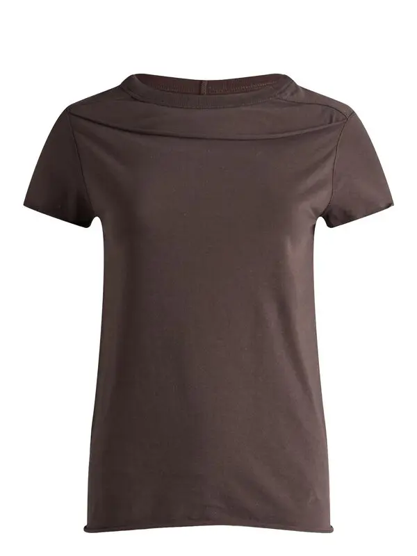 Rick Owens Cropped Level T-shirt - Darkdust