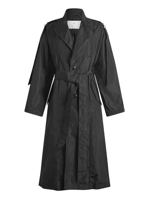 Toga Taffeta Coat - Black