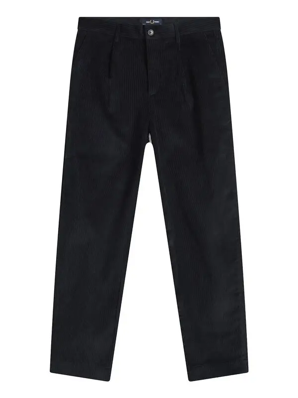 Fred Perry Tapered Corduroy Trouser - Navy