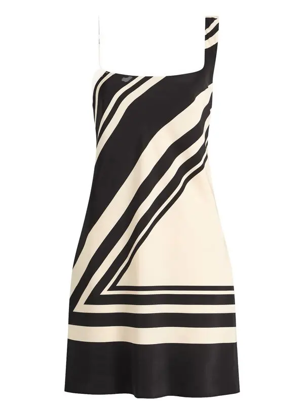 SIR. Pietra Scoop Mini Dress - Black