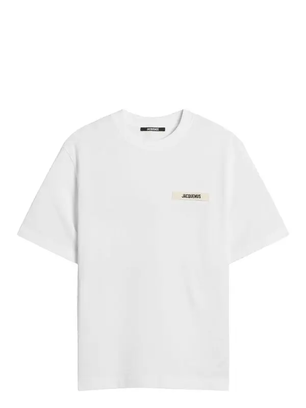 Jacquemus Grosgrain Logo T-shirt - White
