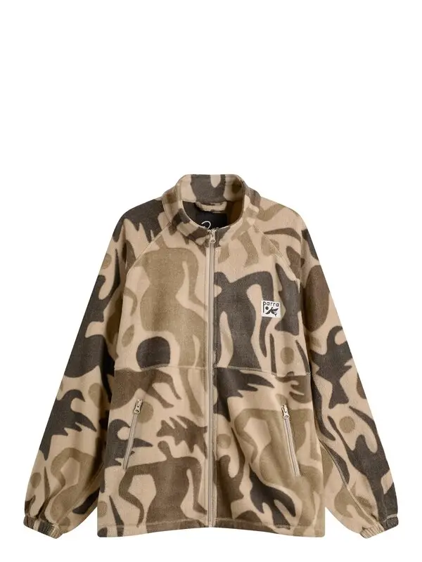 PARRA Just Like Heaven Fleece Jacket - Sand