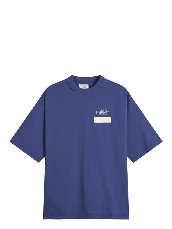 UNLIKELY DRY GOODS Team T-shirt - Blue