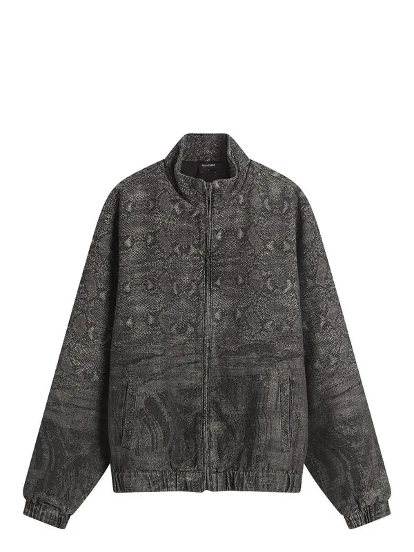 DAILY PAPER Snake Track Jacket - Denim