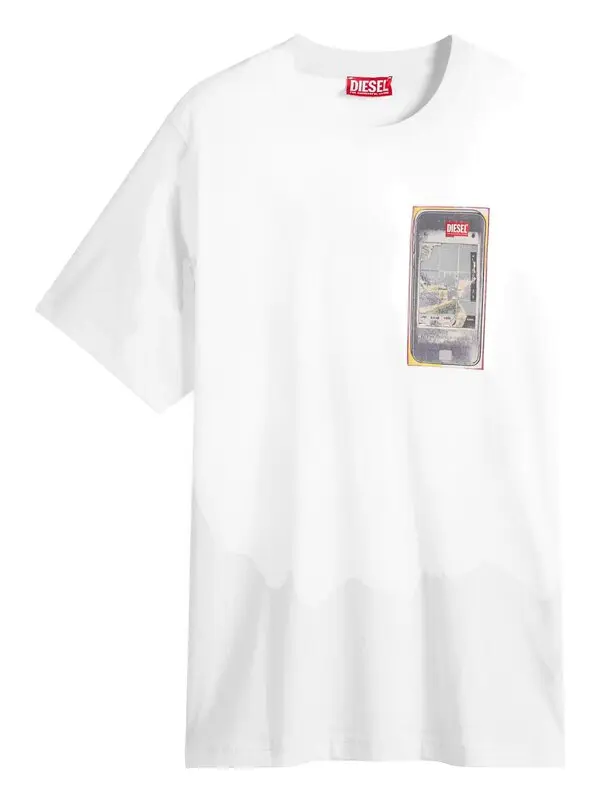 DIESEL® Digi Print T-shirt - White