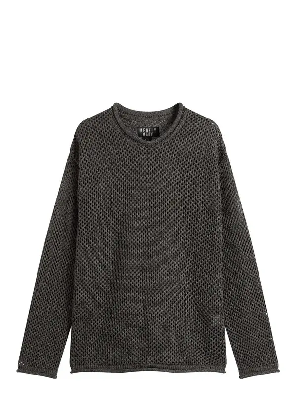 MERELY MADE Netting Sweater - Black