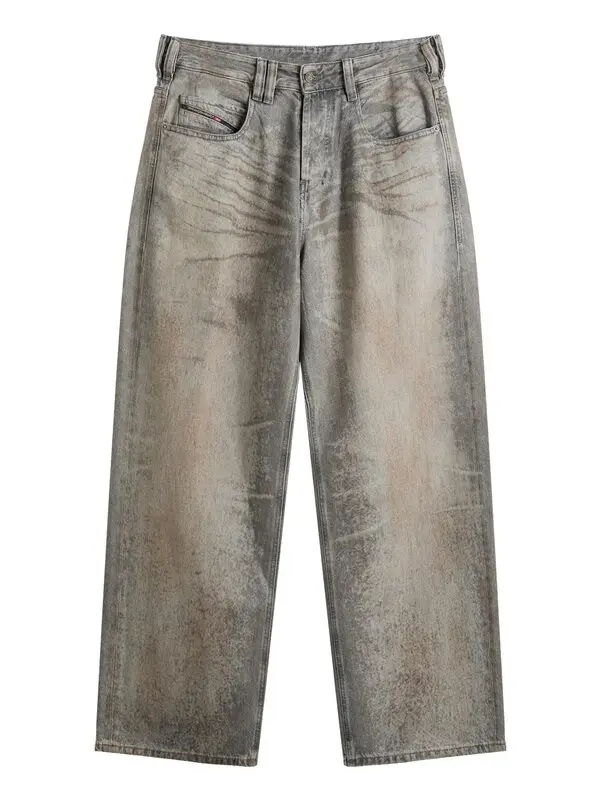 DIESEL® 1997 Relaxed Dirty Denim Jeans - Grey