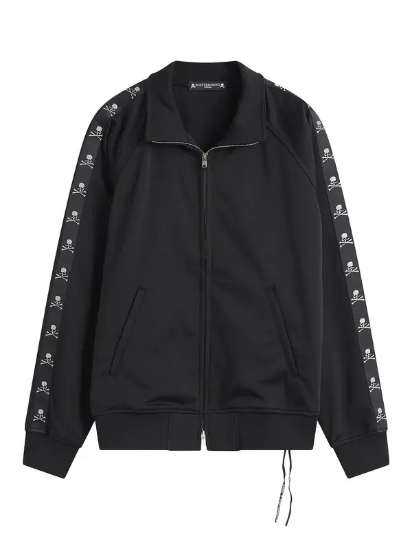 MASTERMIND WORLD Side Taped Track Jacket - Black