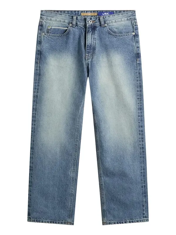 FRIZMWORKS Og Selvedge Regular Denim Jeans - Light Blue