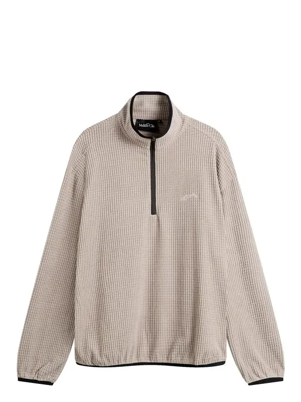 MELLOW CLO Summit Half Zip Fleece - Stone