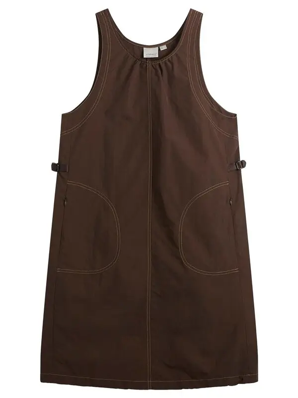 Gramicci Nylon Midi Dress - Chocolate