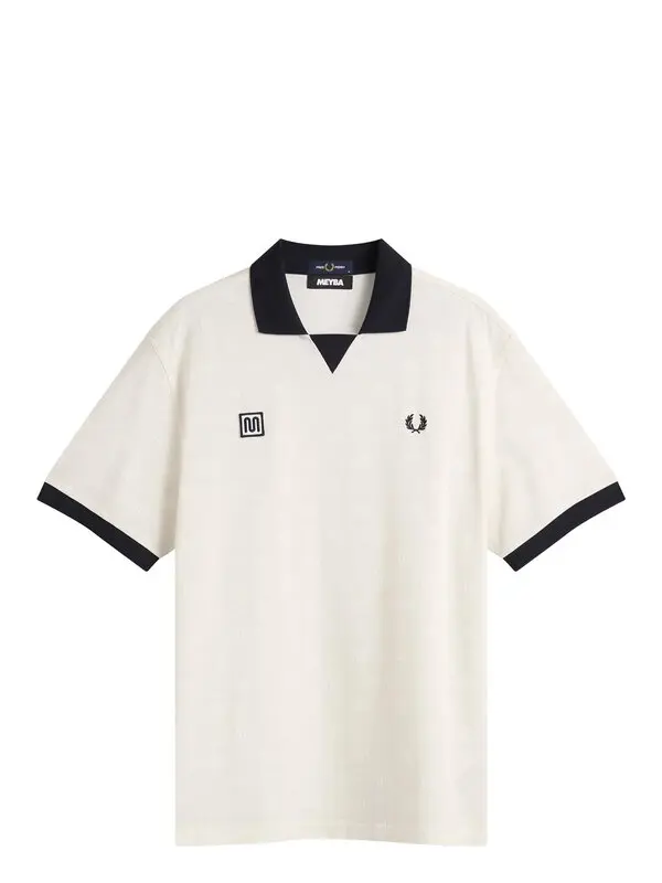 Fred Perry Meyba Printed Polo Shirt - Ecru