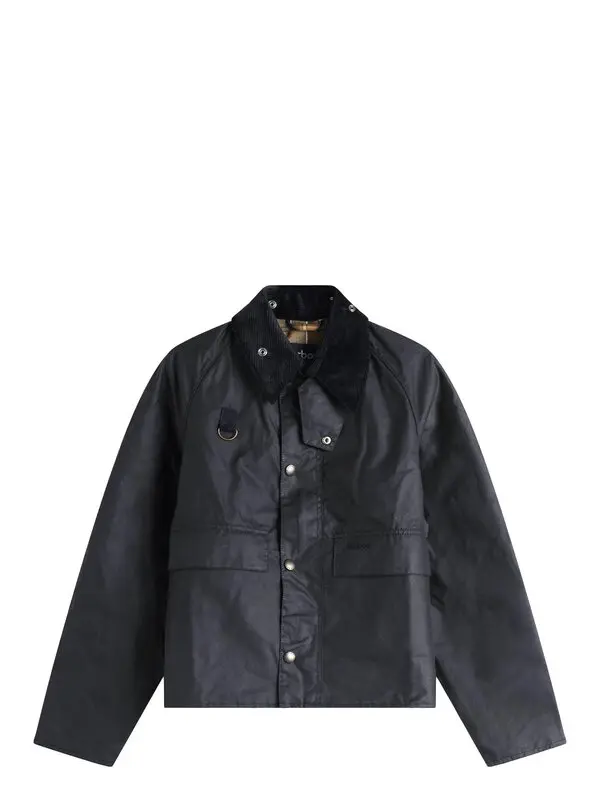 Barbour Sl Spey Waxed Cotton Jacket - Navy