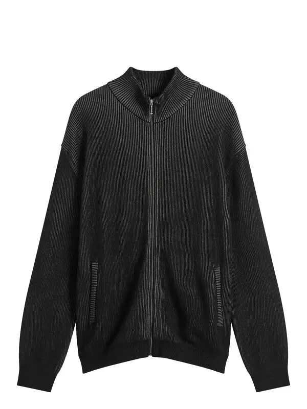 THISISNEVERTHAT Full Zip Cardigan - Black