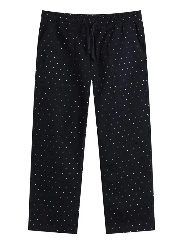 SERVICE WORKS Polka Dot Chef Pants - Navy