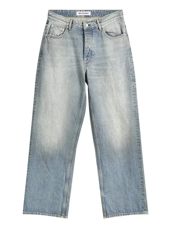 WON HUNDRED Genoa Jeans - Broken Medium Blue