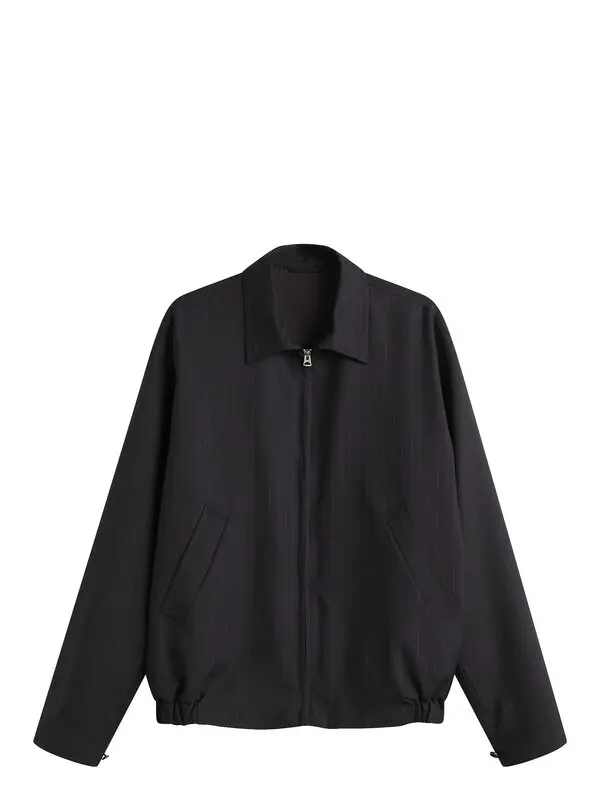 KAPTAIN SUNSHINE Shadow Stripe Blouson - Navy