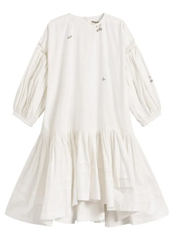 STORY MFG. Verity Dress - Ecru