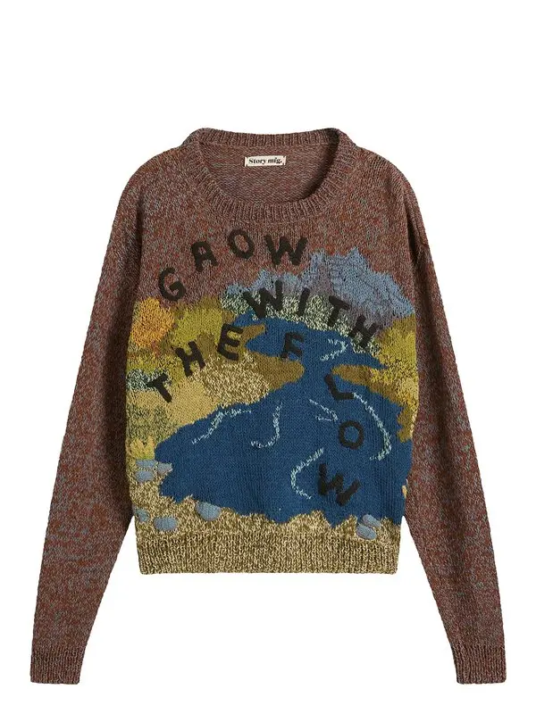 STORY MFG. Hand Knit Piper Jumper - Brown
