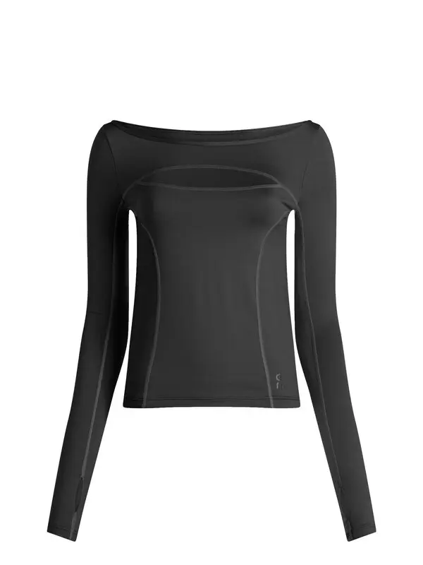 On X Fka Twigs Studio Lon G Sleeve Top - Black