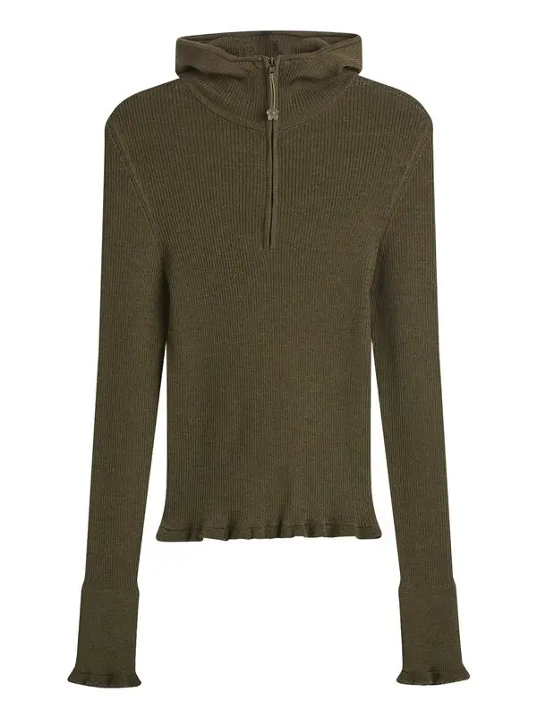 Cecilie Bahnsen Belma Hoodie - Olive