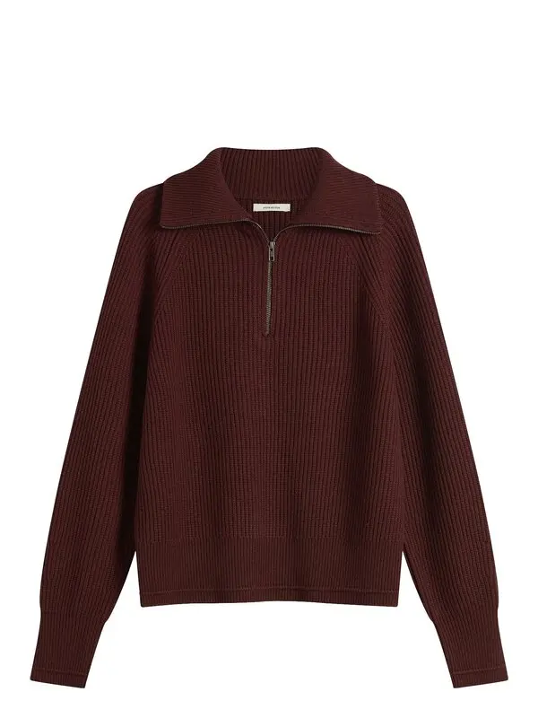ENTIRE STUDIOS Blimp Quarter Zip - Bean