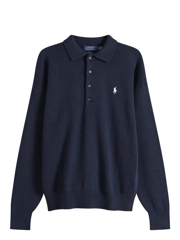 Polo Ralph Lauren Flag Knit Polo - Navy Combo