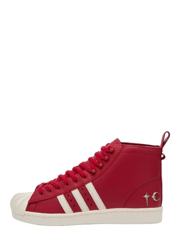 Adidas X Thug Club Superstar Boot Luxe - Red