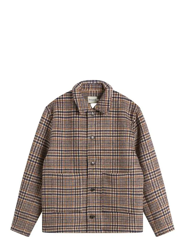 BOUND Wool Button Jacket - Barton Check