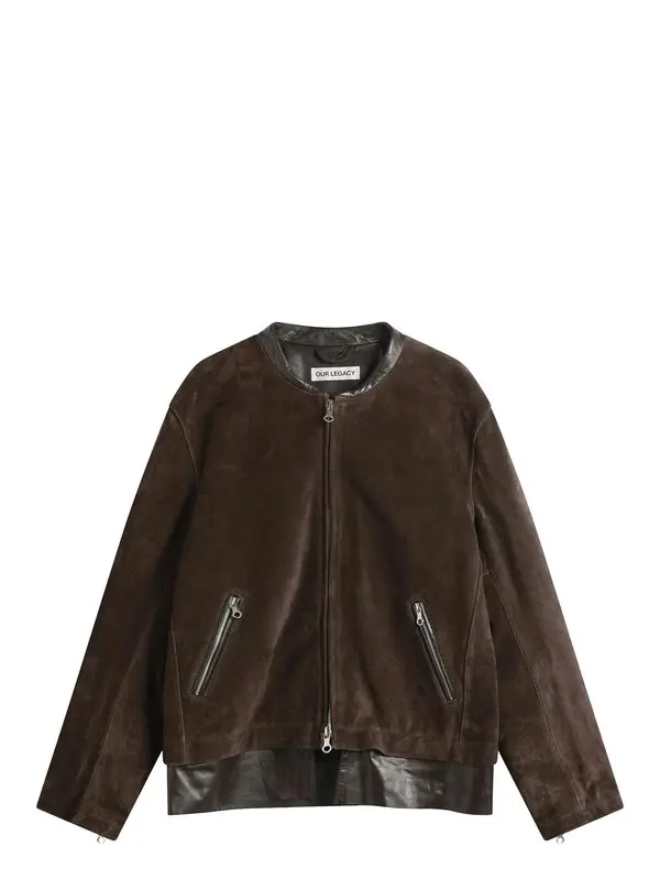 Our Legacy Suede Drift Jacket - Brown