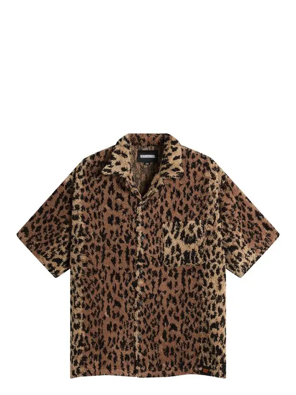 NEIGHBORHOOD X Hippopotamus Terry Cloth Shirt - Leopard