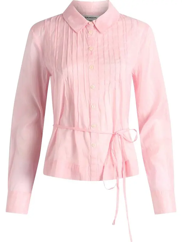 DAMSON MADDER L/s Wendy Sheer Blouse Presented End - Pink