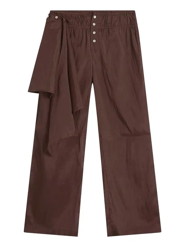 DAMSON MADDER Paula Sarong Trousers Presented End - Choc