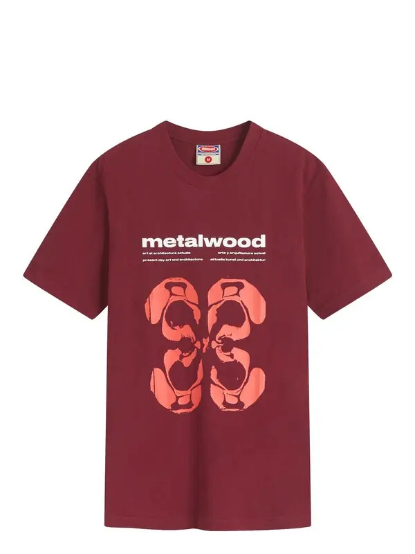 METALWOOD STUDIO Rorschach T-shirt - Maroon